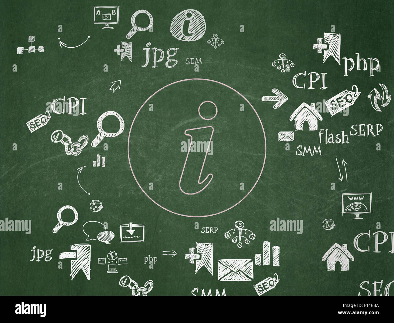 Web design concept: Information on School Board background Stock Photo ...