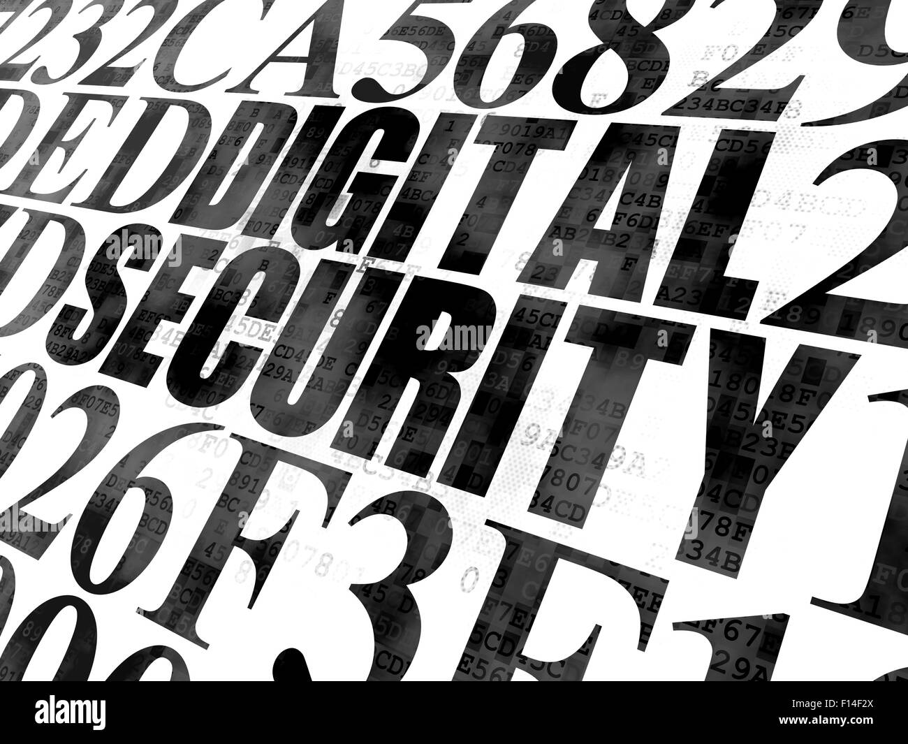 Safety concept: Digital Security on Digital background Stock Photo - Alamy