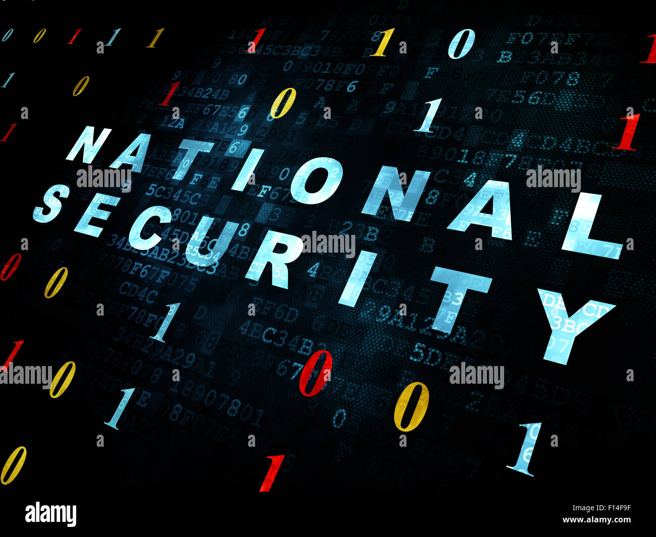 Privacy concept: National Security on Digital background Stock Photo ...