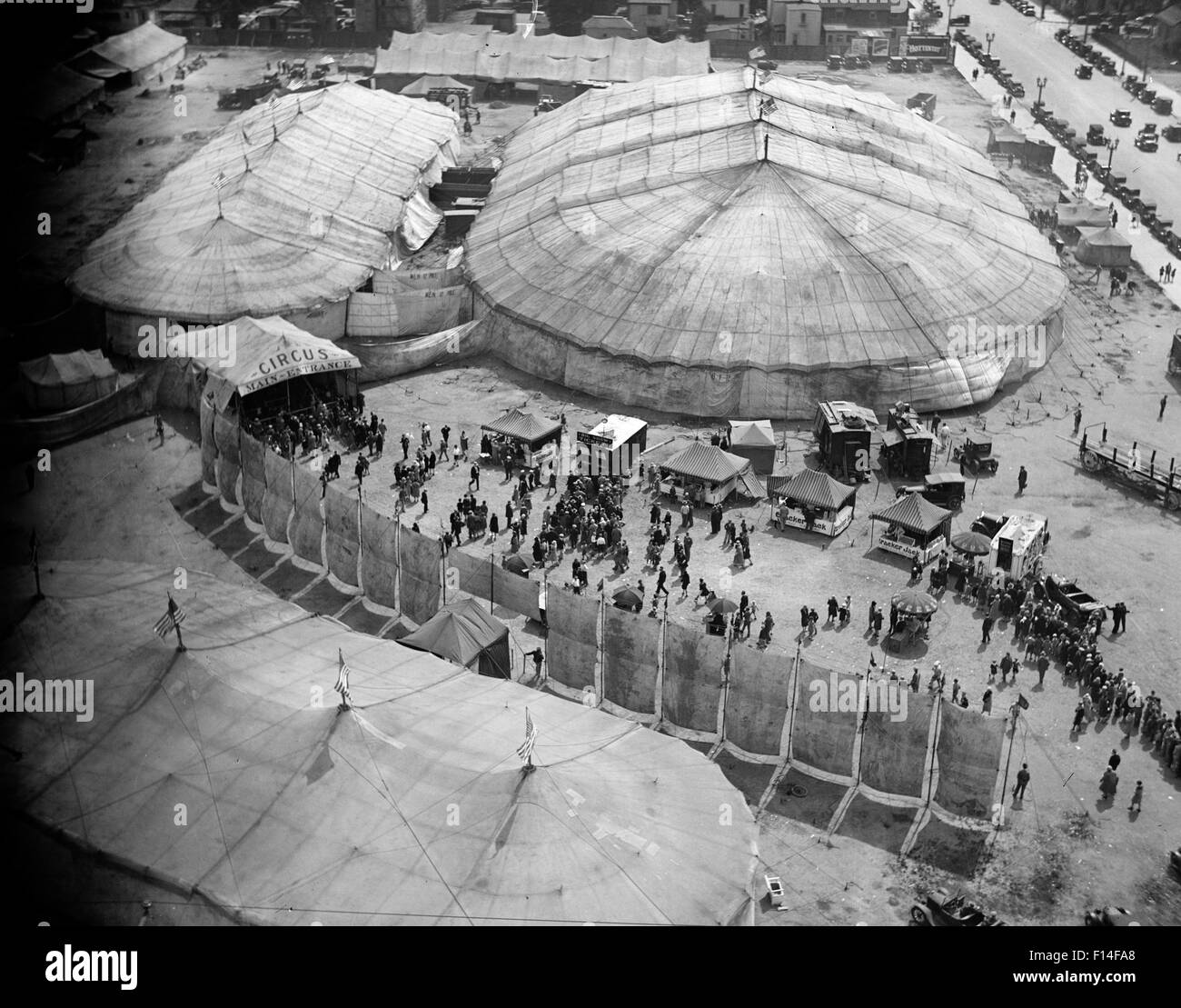 Circus canvas Black and White Stock Photos & Images - Alamy
