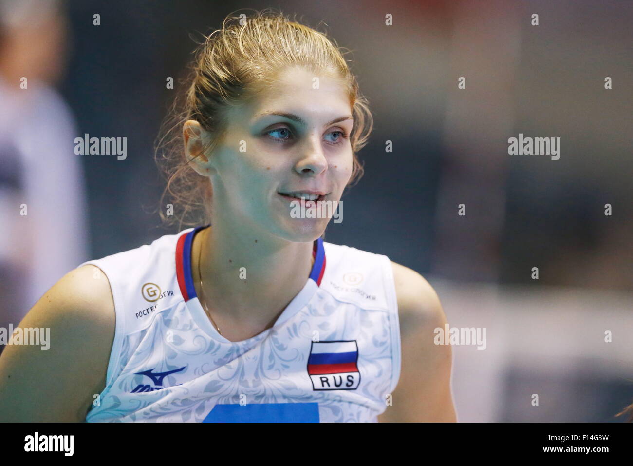 Tokyo, Japan. 27th Aug, 2015. Fetisova Lrina (RUS) Volleyball : FIVB ...