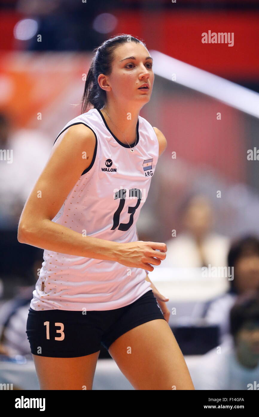 Tokyo, Japan. 27th Aug, 2015. Leticia Boscacci (ARG) Volleyball : FIVB ...