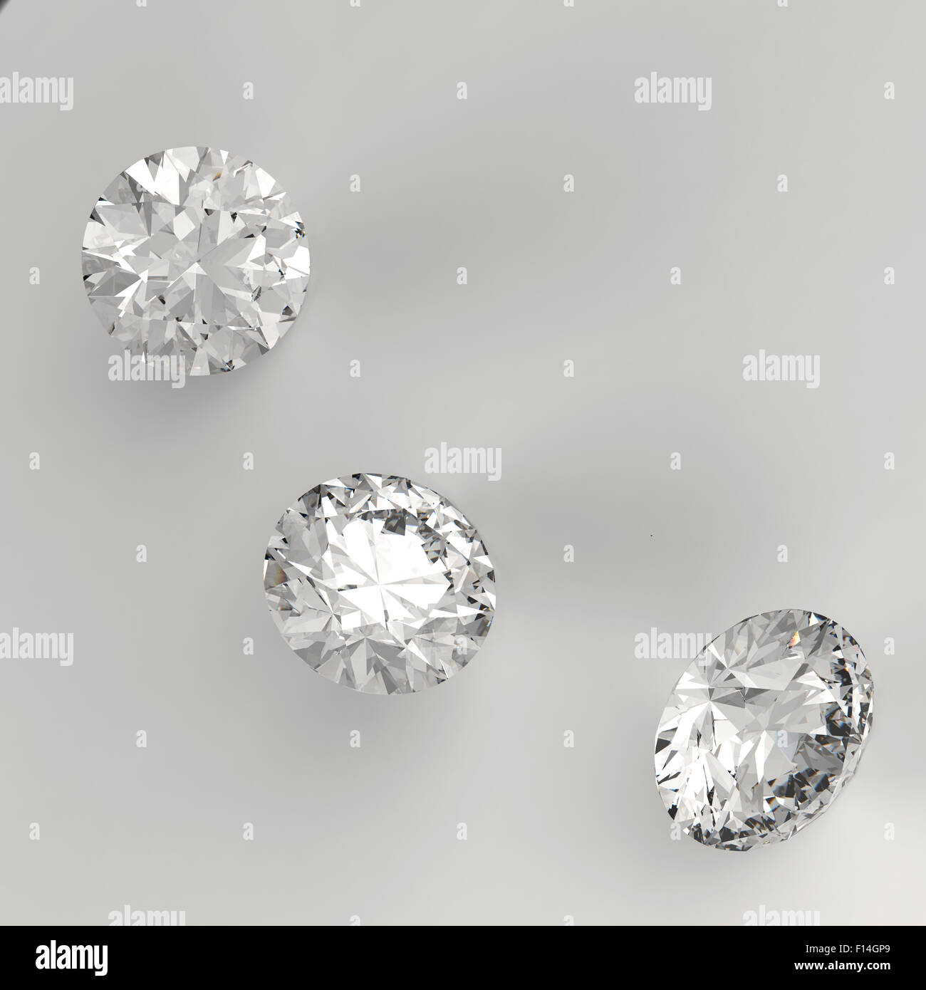 Diamonds 3d in composition as concept Stock Photo - Alamy