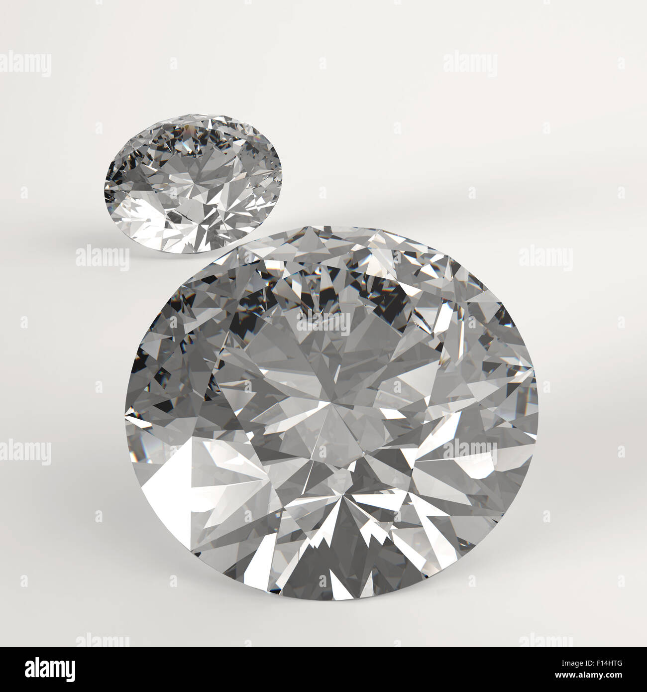Diamonds 3d in composition as concept Stock Photo - Alamy