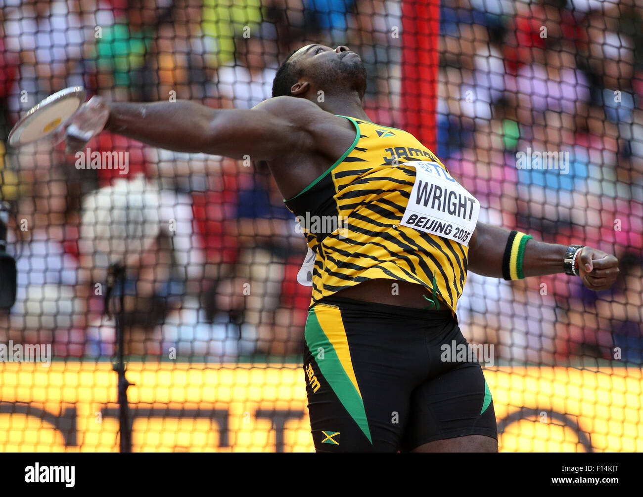 Beijing, China. 27th Aug, 2015. Jamaica's Chad Wright competes in the ...