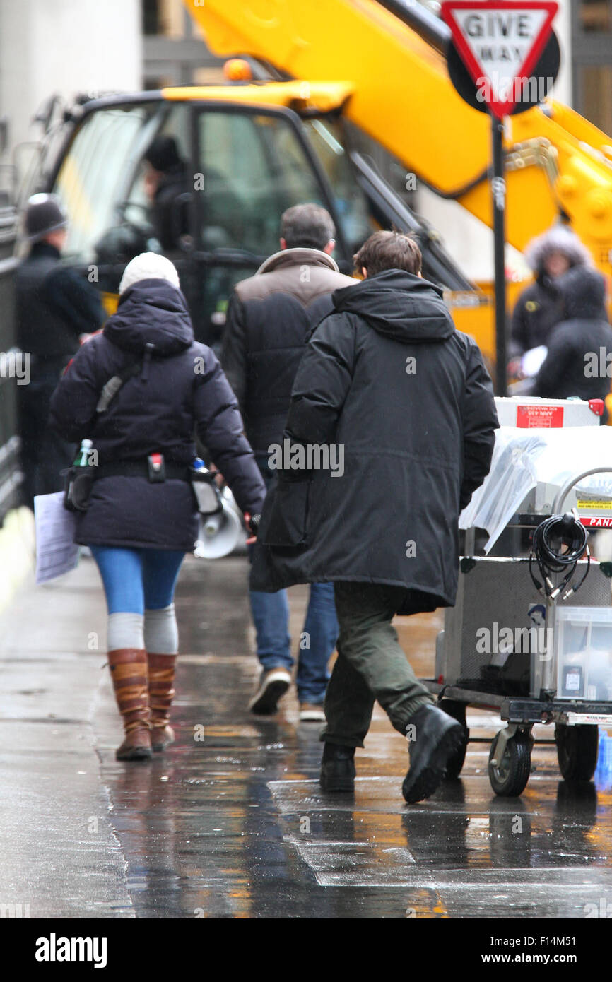 Tom Cruise filming scenes in London 2013 Stock Photo - Alamy