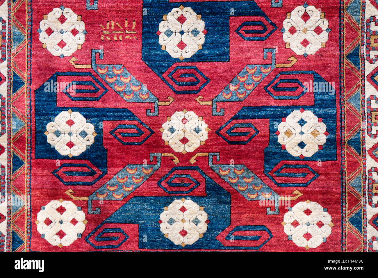 Turkish homemade carpet Stock Photo - Alamy