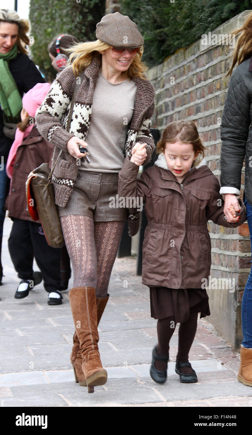 Geri Halliwell Singer-songwriter seen out and about in North London ...