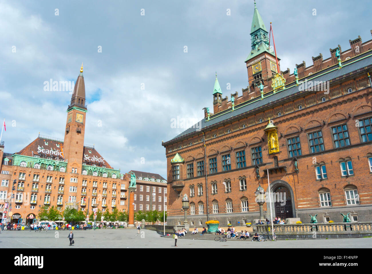 Copenhagen radhuspladsen town hall square hi-res stock photography and ...