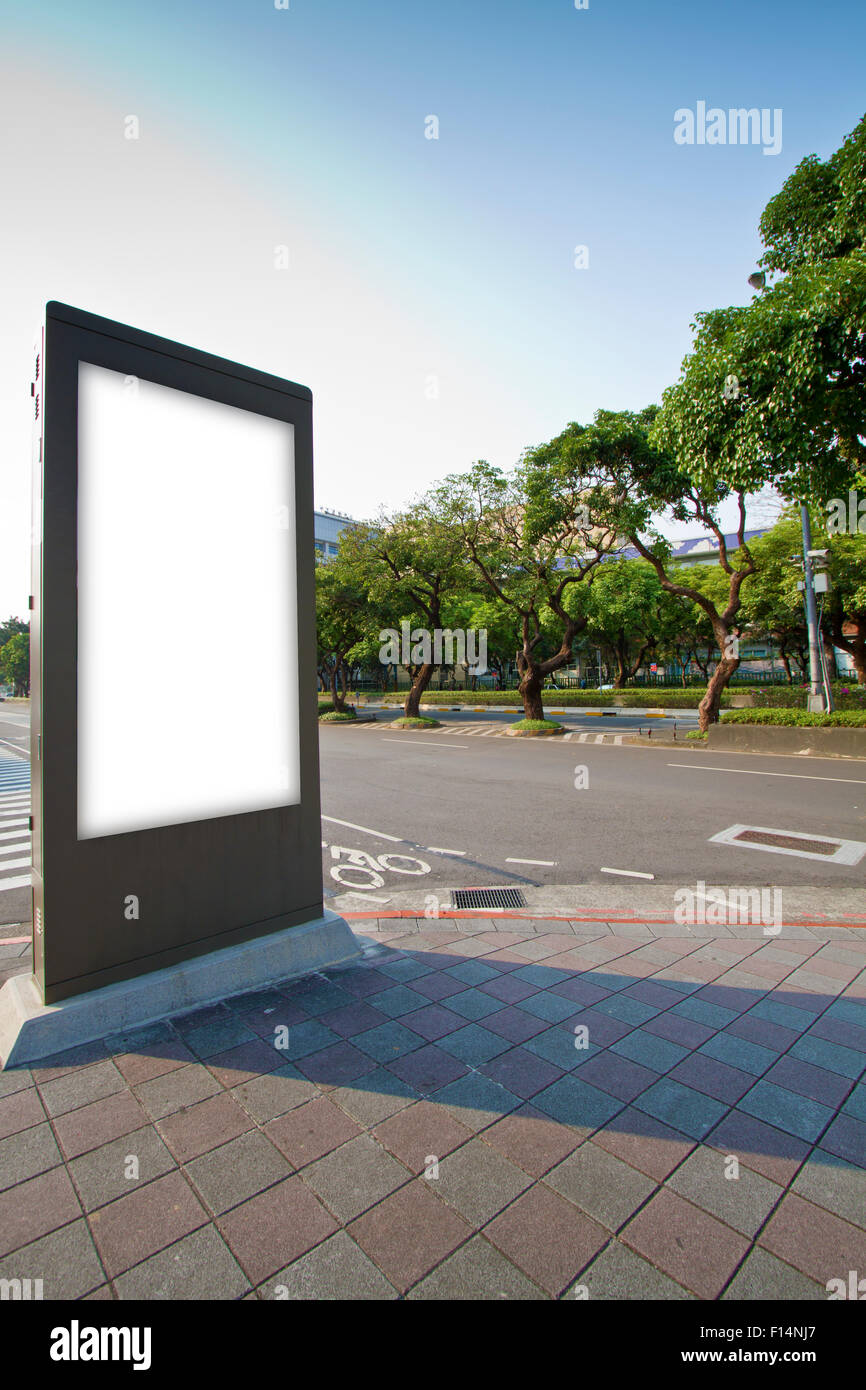 Blank vertical billboard hi-res stock photography and images - Alamy