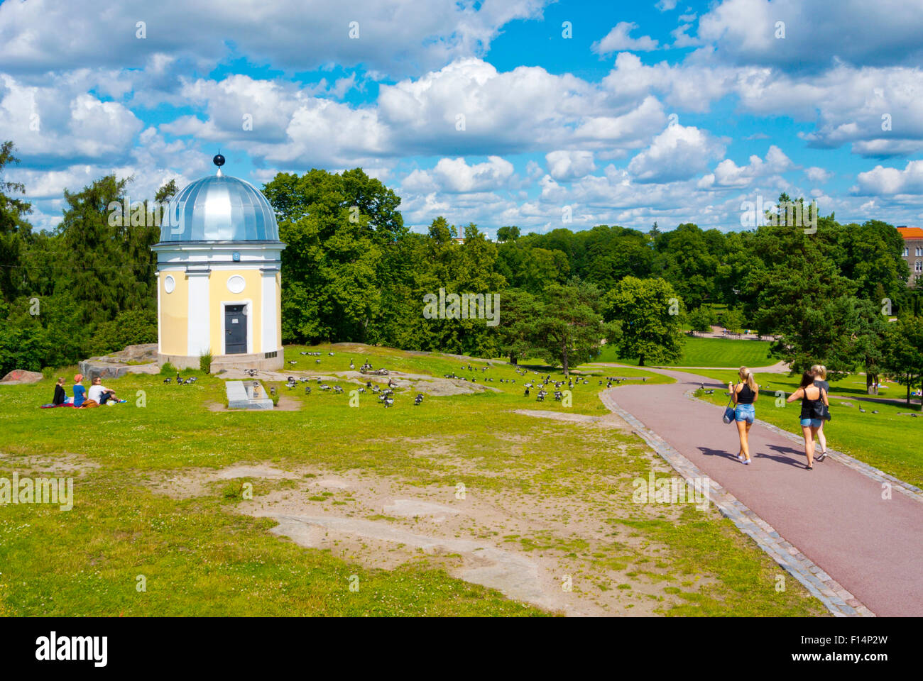 Observatory tower, Kaivopuisto, park, Helsinki, Finland, Europe Stock ...