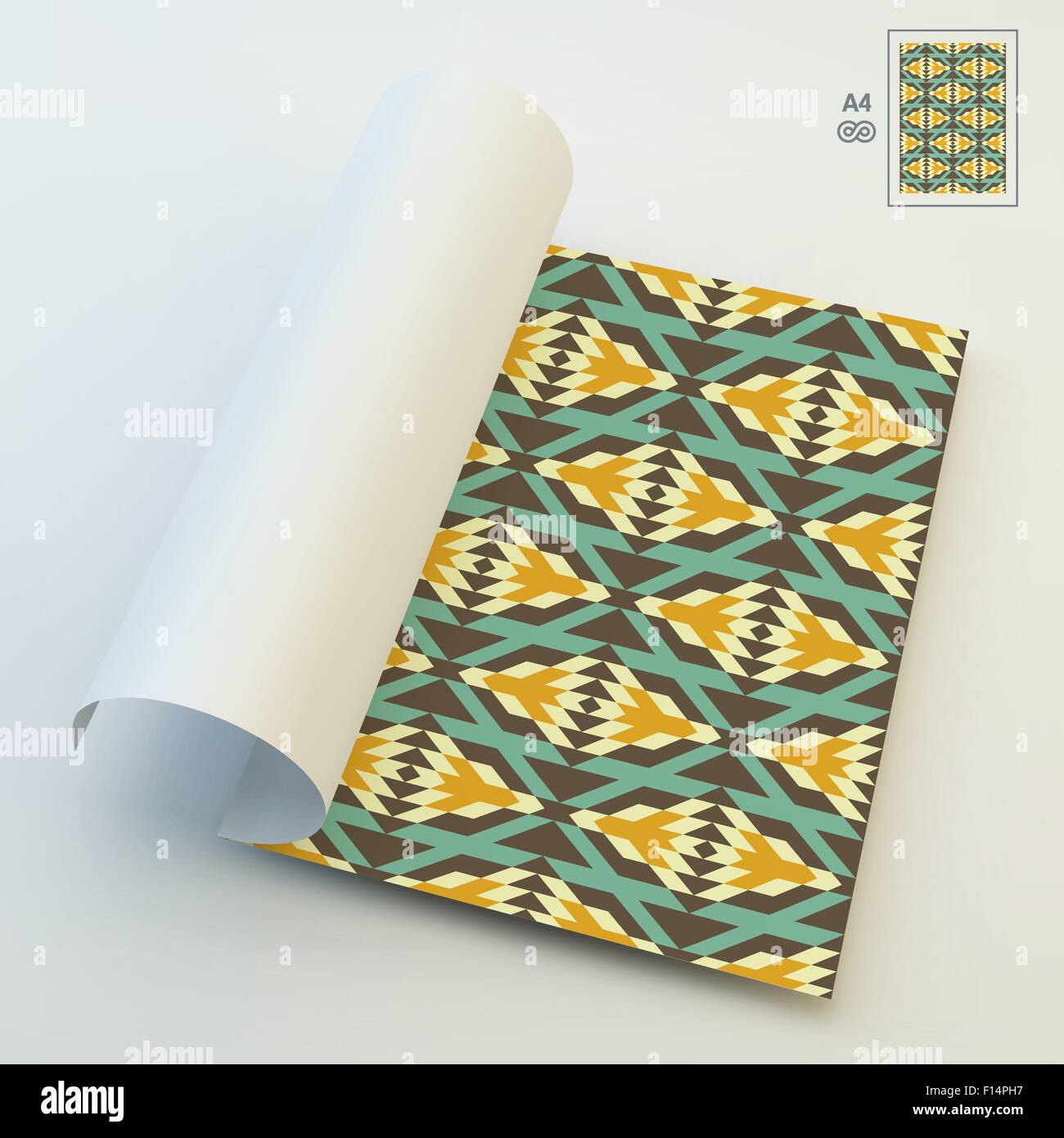 Seamless Vector Background. A4 Business Blank. Can Be Used For ...
