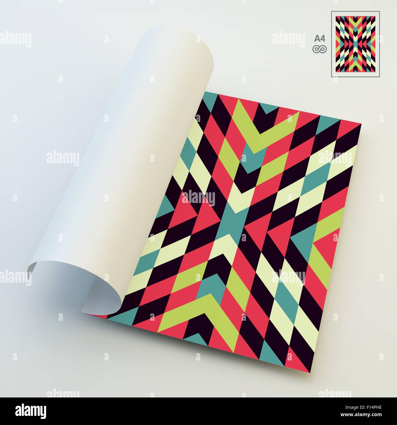 Seamless Vector Background. A4 Business Blank. Can Be Used For ...