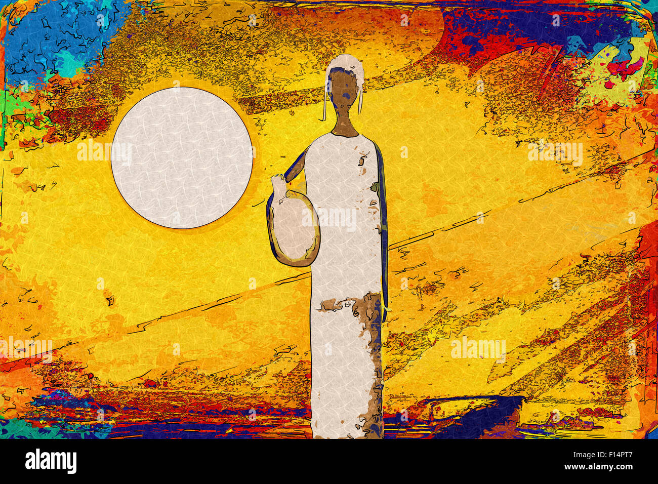 African ethnic retro vintage Stock Photo - Alamy