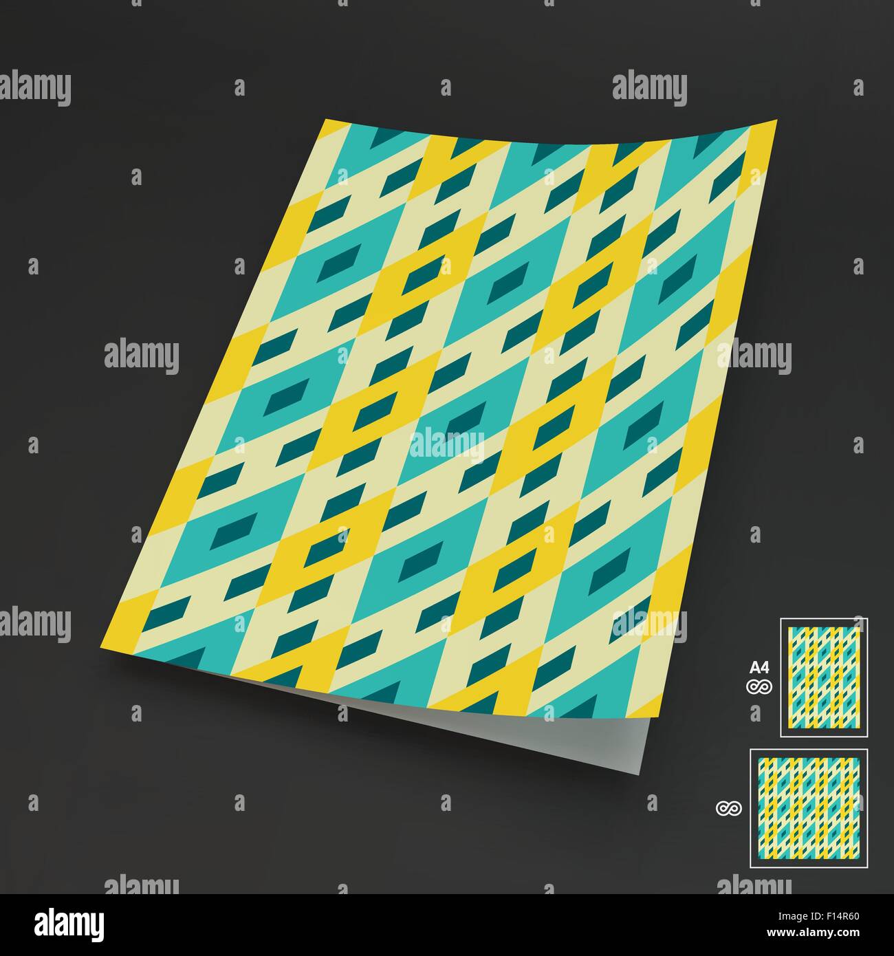 Seamless Vector Background. A4 Business Blank. Can Be Used For ...