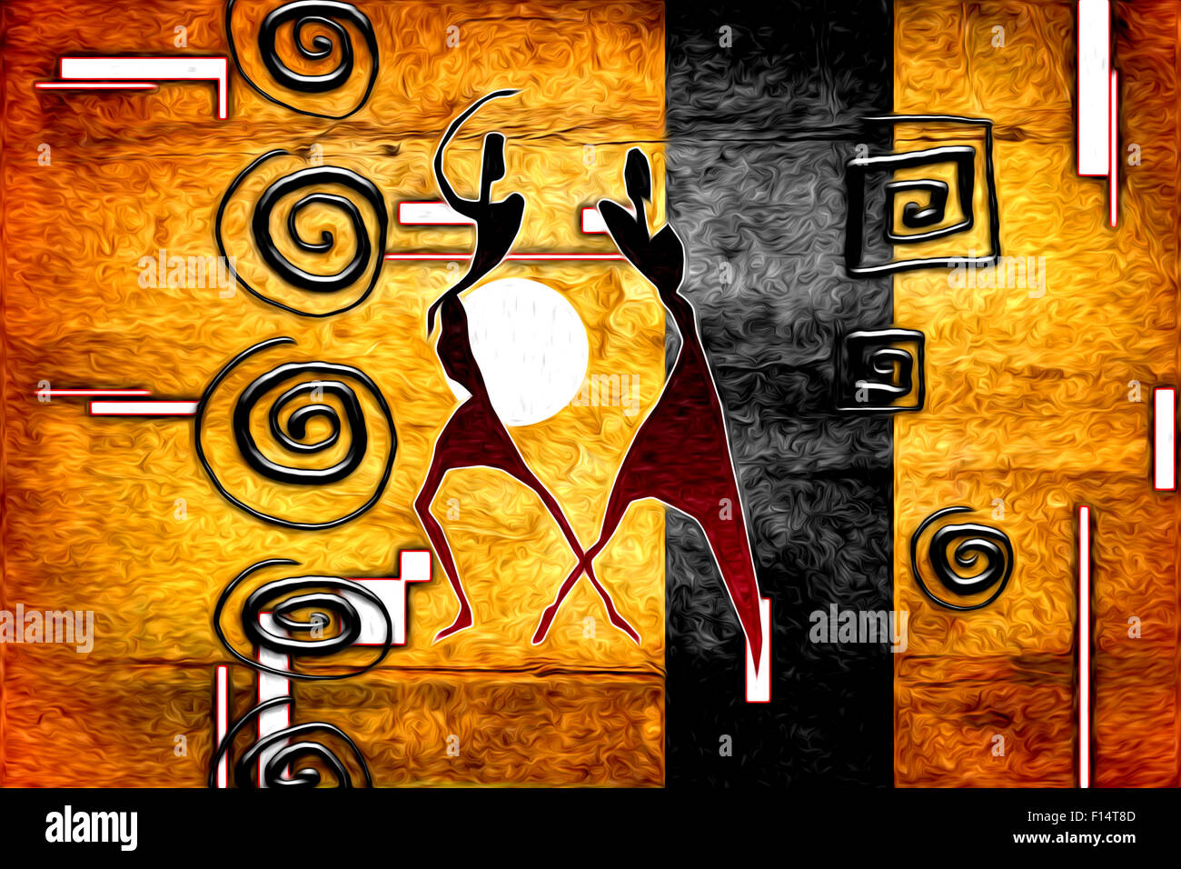 African ethnic retro vintage Stock Photo - Alamy