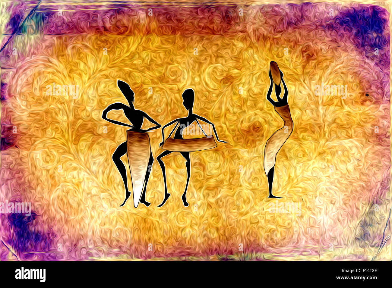 African ethnic retro vintage Stock Photo - Alamy