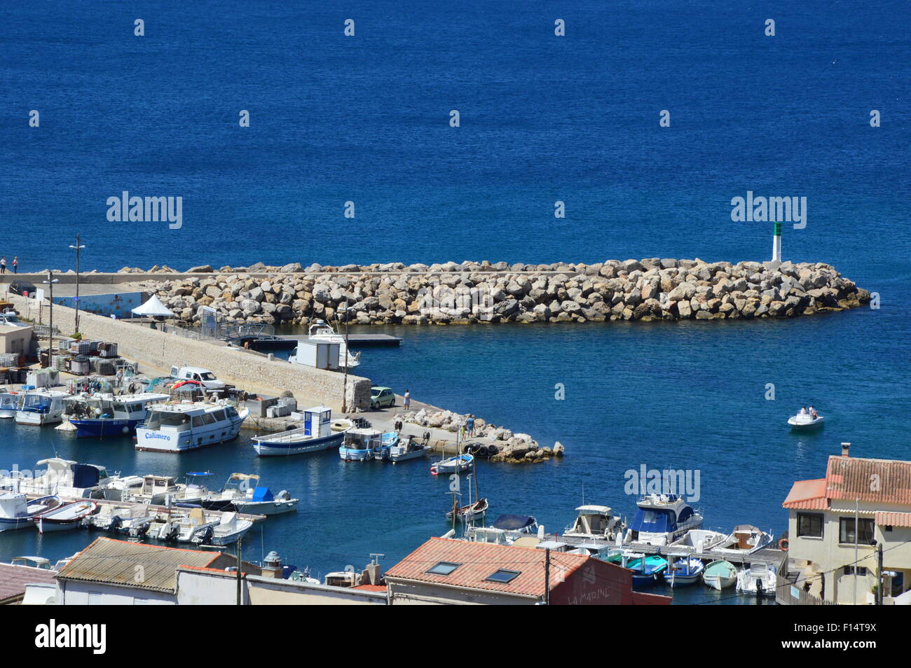 Marseille Les Goudes Stock Photo - Alamy