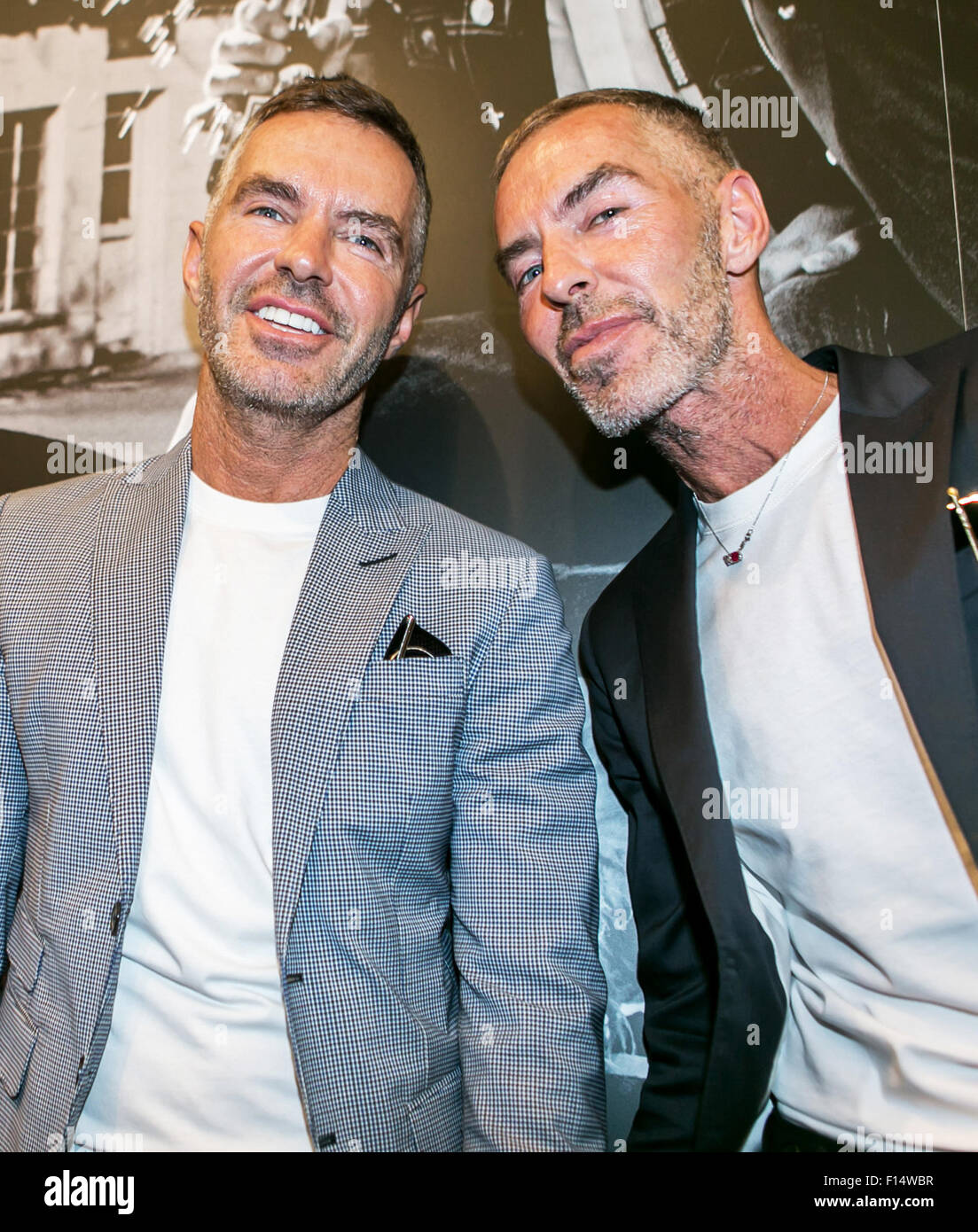 Pitti Bimbo 81 - Dsquared2 - Photocall Featuring: Dean Caten, Dan Caten ...
