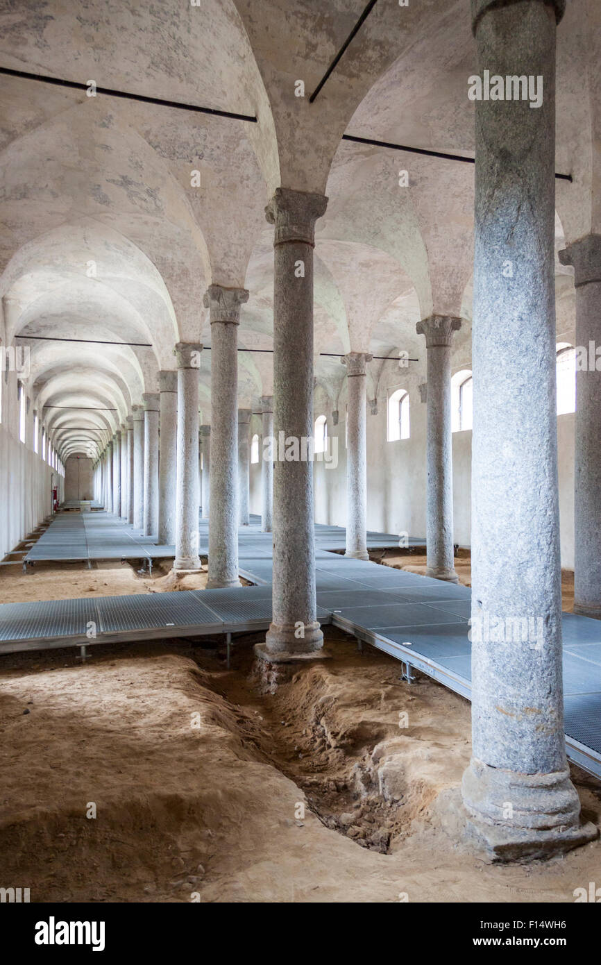 Renovation of ducal stables. Vigevano, Lombardia. Italy Stock Photo - Alamy
