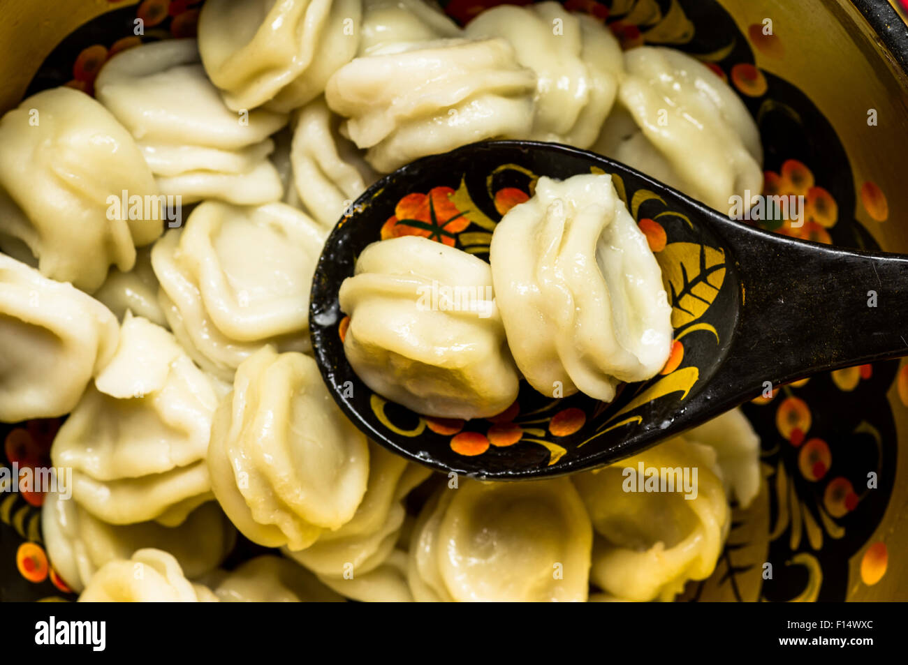 Russian pelmeni hi-res stock photography and images - Alamy