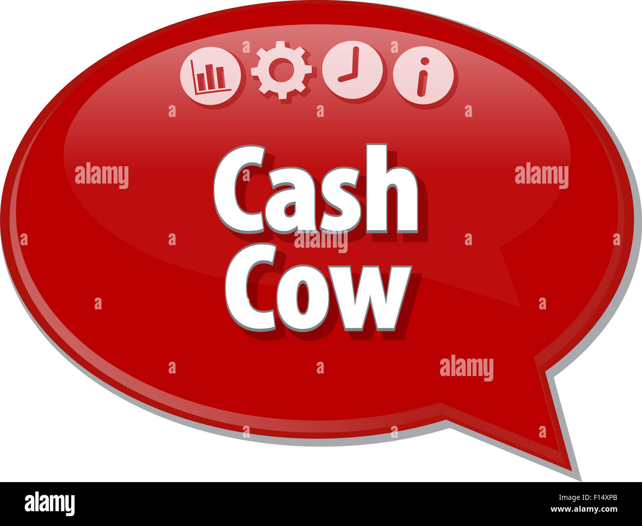 Blank business strategy concept infographic diagram illustration Cash ...