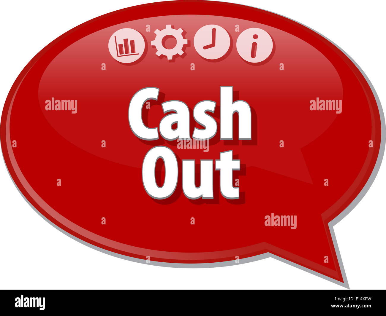 Blank business strategy concept infographic diagram illustration Cash ...