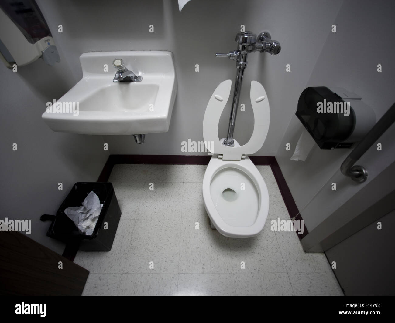 USA, Utah, Payson, Hospital toilet Stock Photo - Alamy