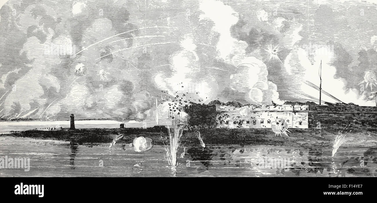 The Bombardment of Fort Pulaski - Second Day, Friday, April 11th, 1862 ...