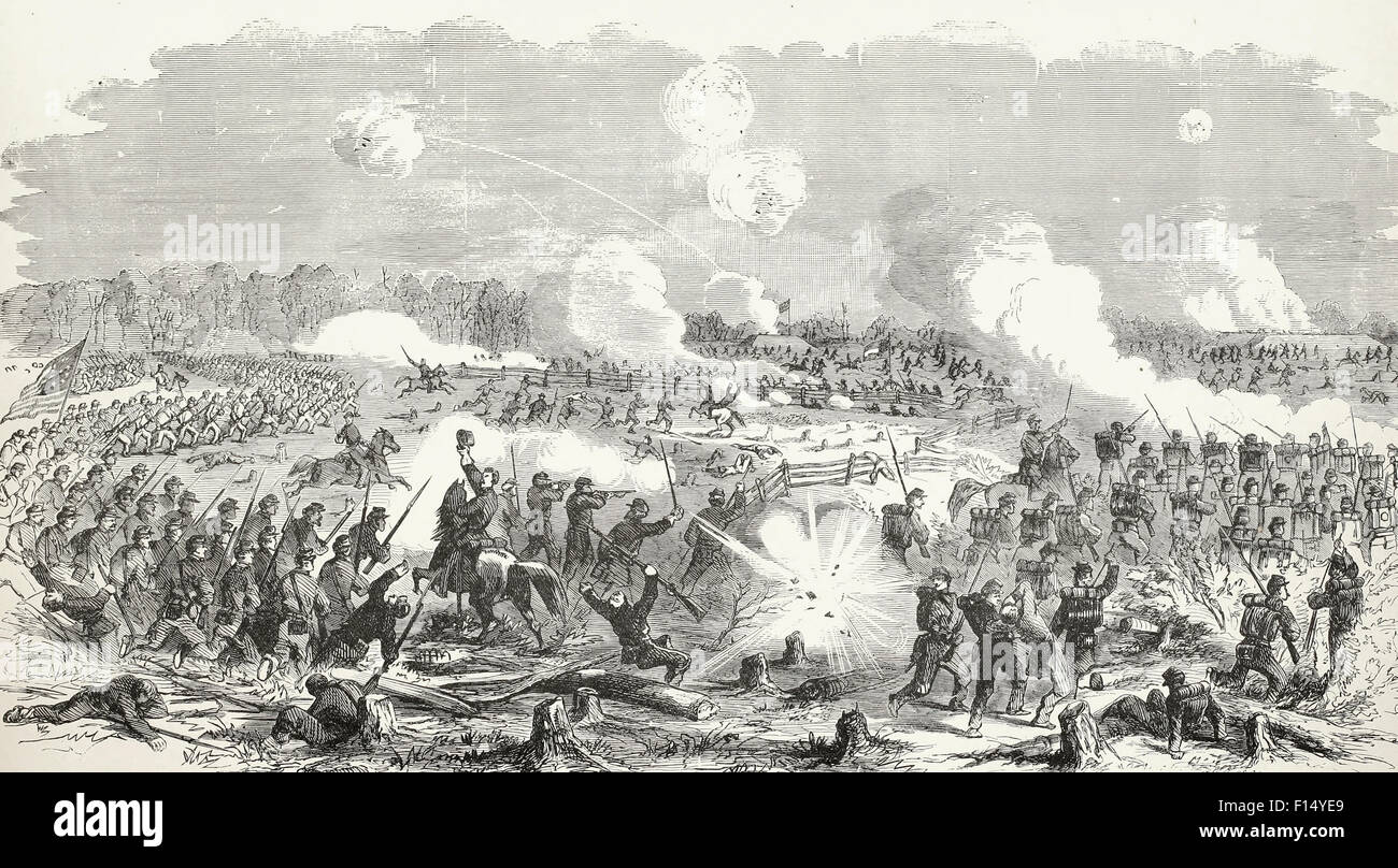 Battle of Williamsburg, Virginia on the Peninsula between York and James Rivers, May 9th, 1862 ...