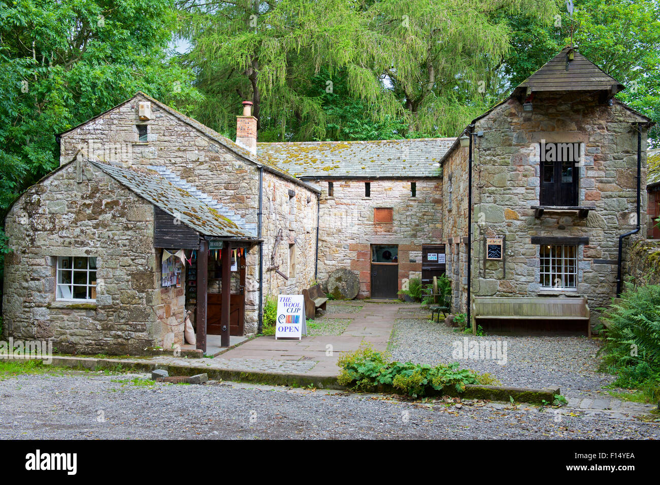 The Watermill Café at Priest's Mill, Caldbeck, Cumbria, England UK ...