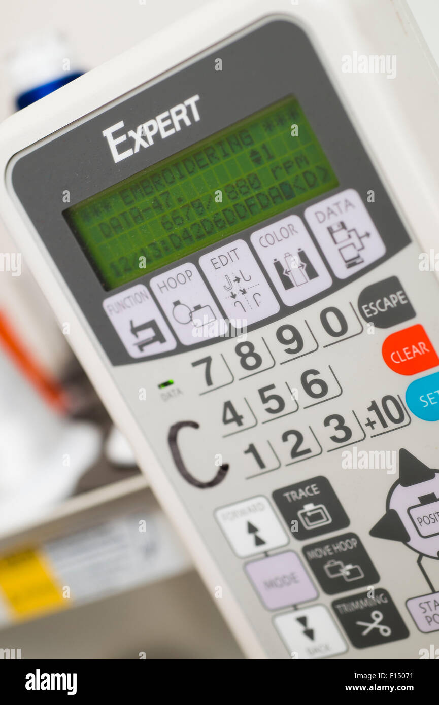 Computerised embroidery machines hi-res stock photography and images ...