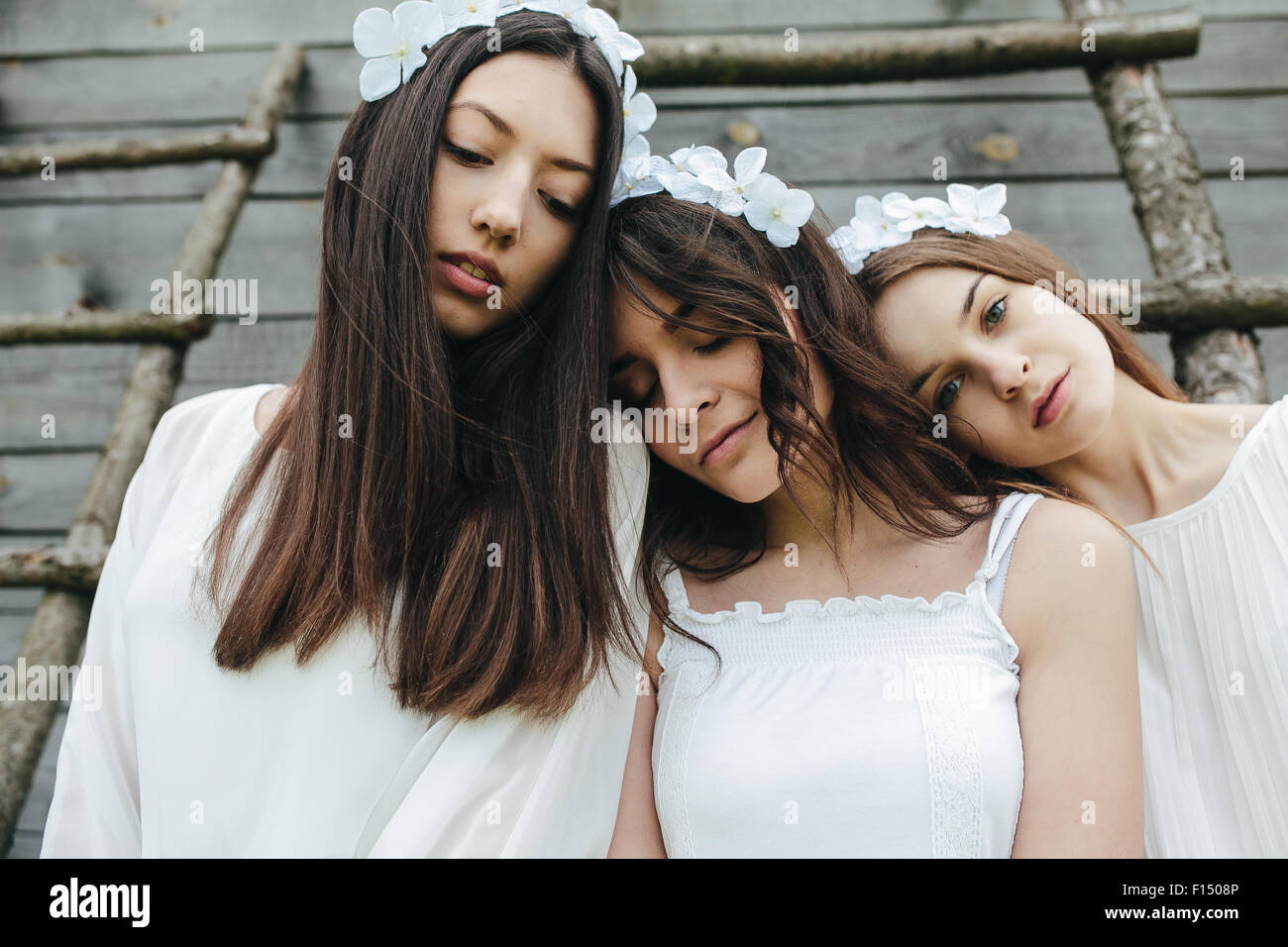 three beautiful girls Stock Photo - Alamy