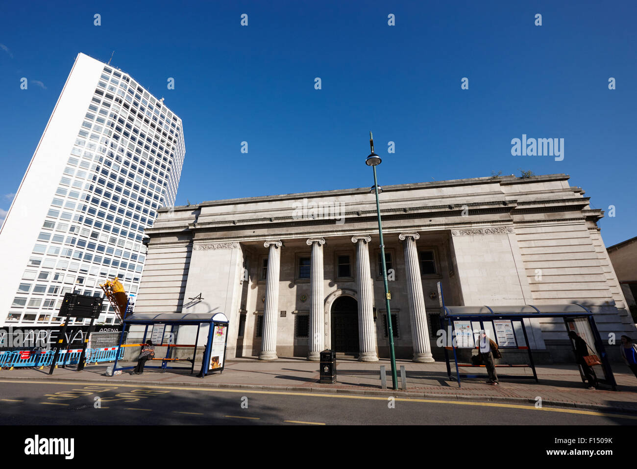 old birmingham municipal bank and alpha tower Birmingham UK Stock Photo ...