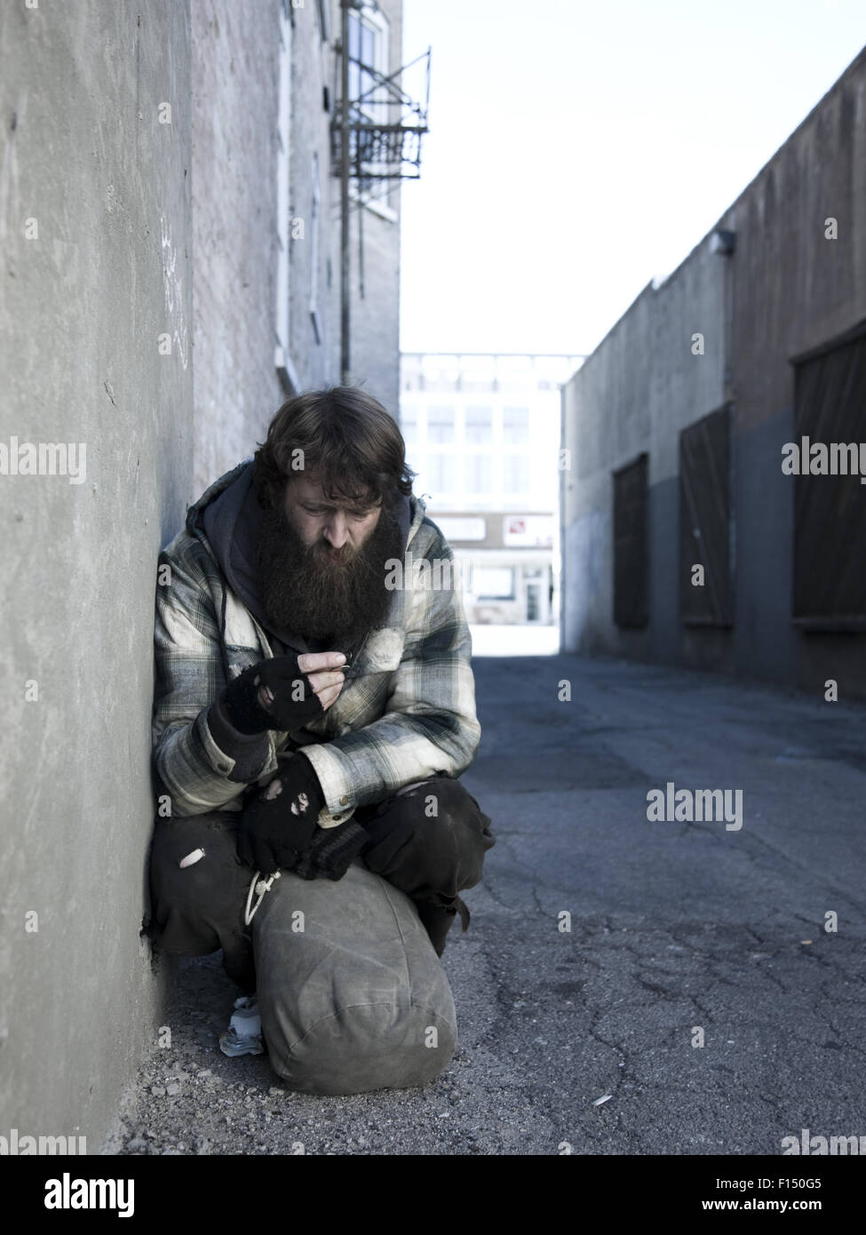 City homeless hi-res stock photography and images - Alamy