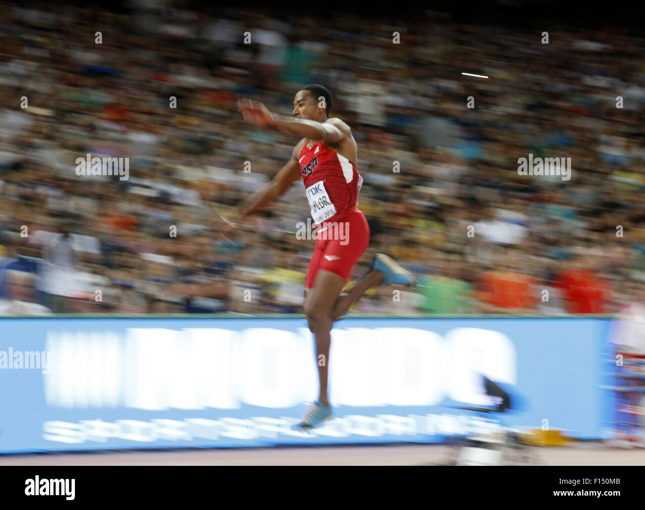 Beijing, China. 26th Aug, 2015. Winner Christian Taylor of the United ...