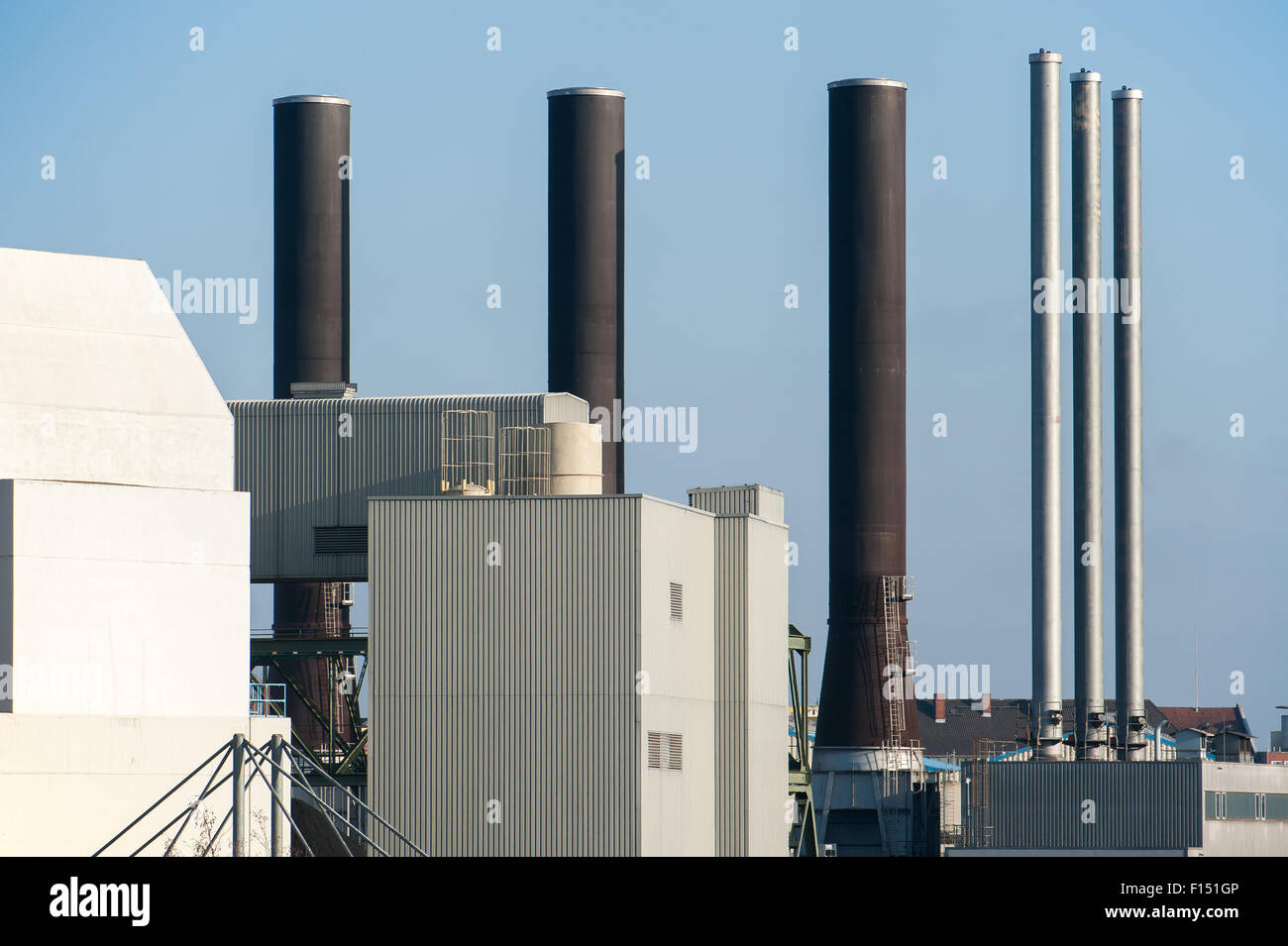 Berlin, Germany, the power plant of Vattenfall Berlin-Moabit Stock ...