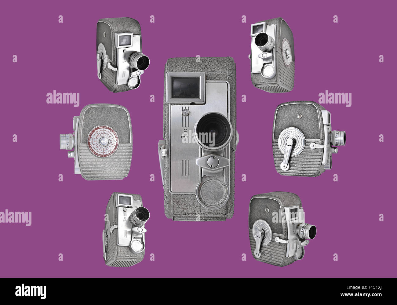 8 mm movie cameras hi-res stock photography and images - Alamy