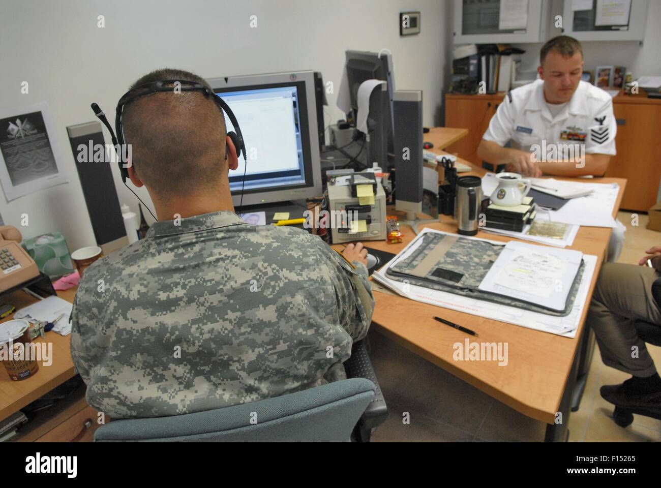 Italy, Camp Ederle US Army base in Vicenza, broadcasting TV station ...
