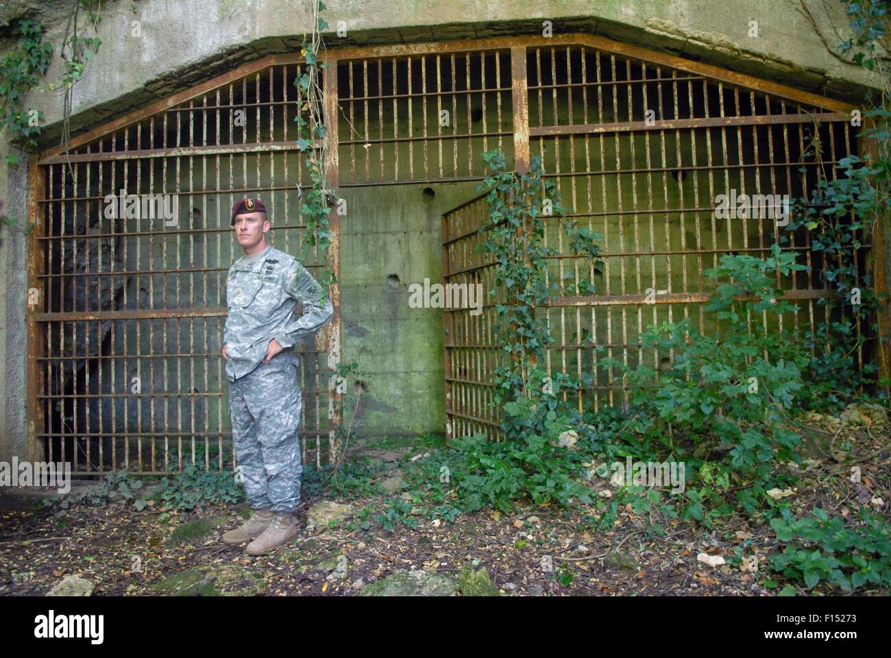 Italy, Camp Ederle US Army base in Vicenza, inside of a bunker used as ...