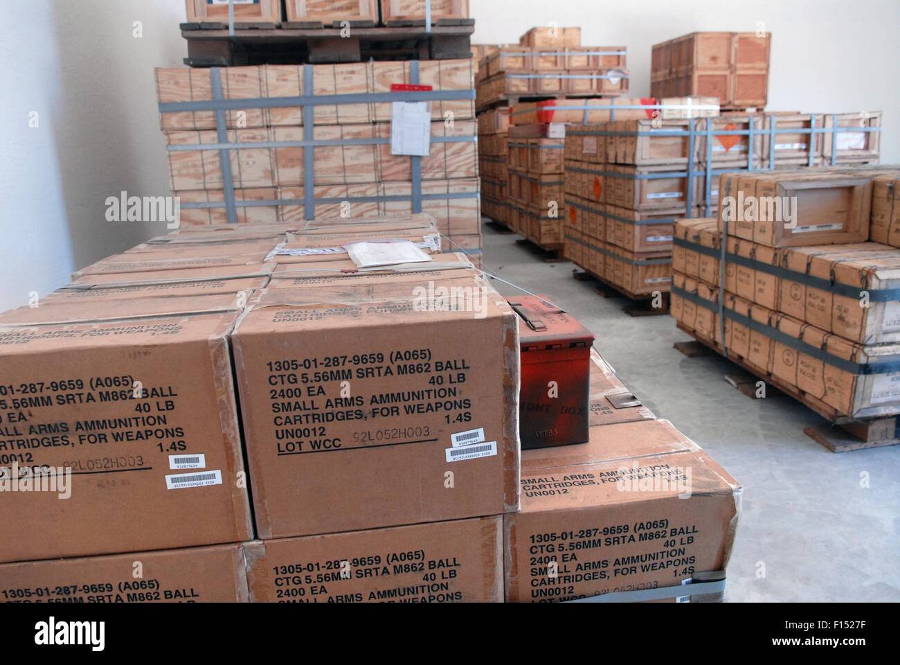 Italy, Camp Ederle US Army base in Vicenza, ammunition warehouse ASP 7 ...