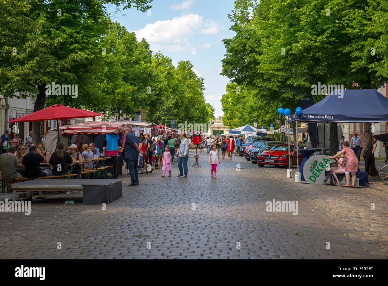 Germany brandenburg potsdam brandenburg street hi-res stock photography ...