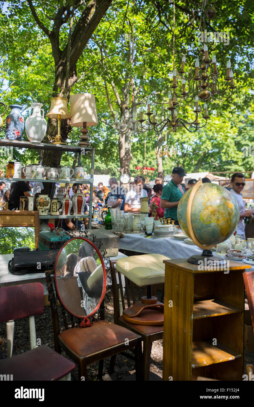 Mauerpark Flea Market Berlin, Germany Stock Photo - Alamy