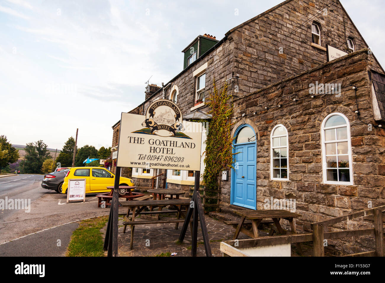 Goathland hotel building Aidensfield arms heartbeat pub exterior North ...