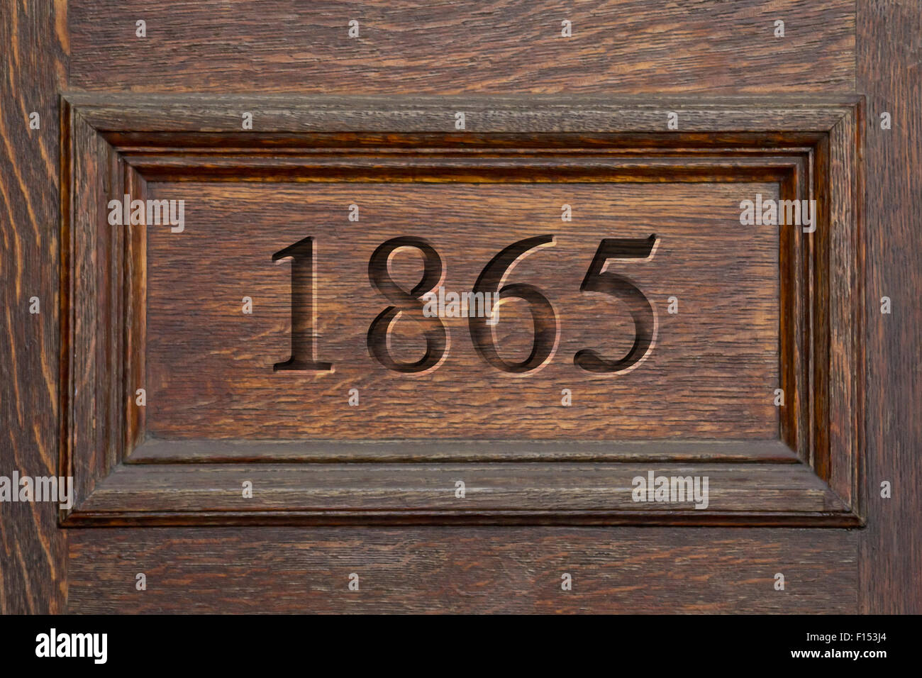 Historical year engraving 1865 on textured old surface Stock Photo - Alamy