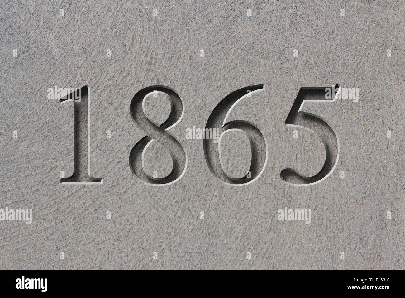 Historical year engraving 1865 on textured old surface Stock Photo - Alamy