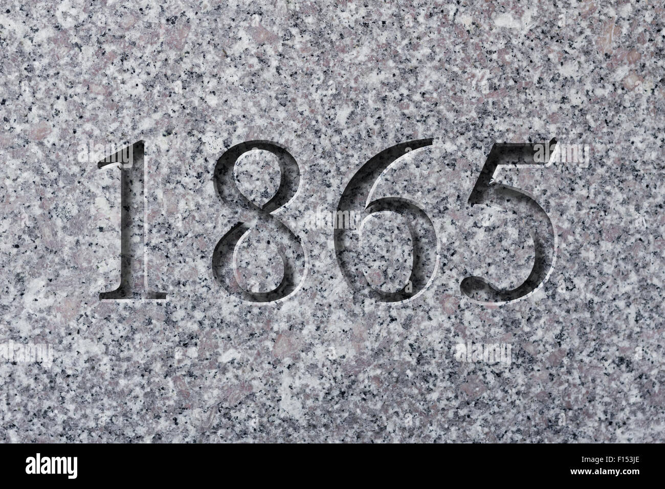 Historical year engraving 1865 on textured old surface Stock Photo - Alamy