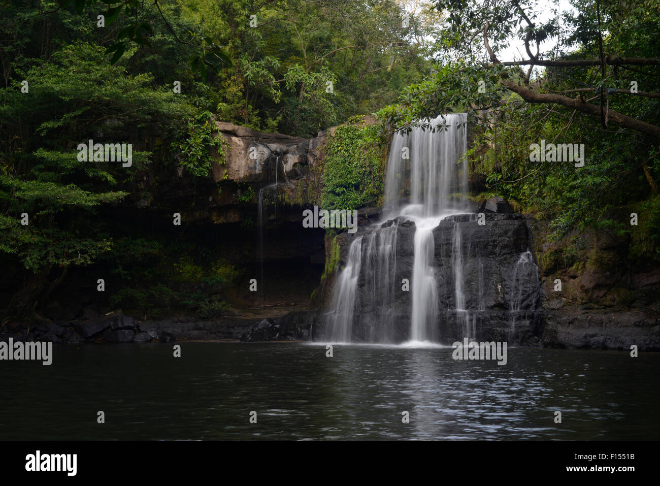 Main Waterfall on Koh Kut (ko kood) island Stock Photo - Alamy