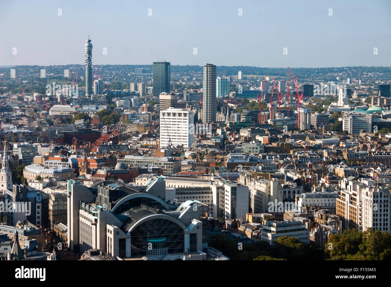 Panoramic image at city of london and tower of london hi-res stock ...