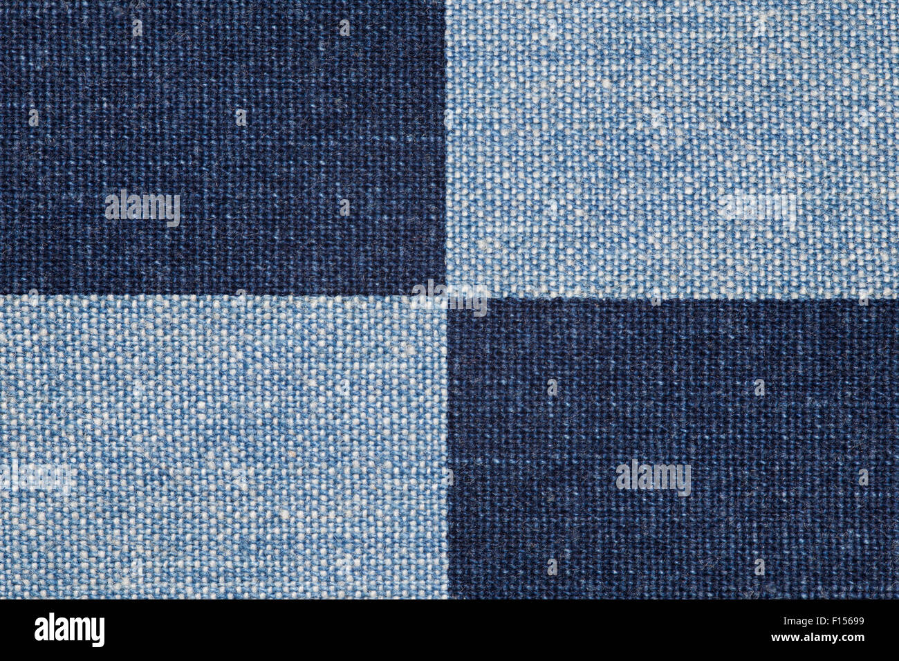 check linen background or navy blue canvas texture Stock Photo - Alamy